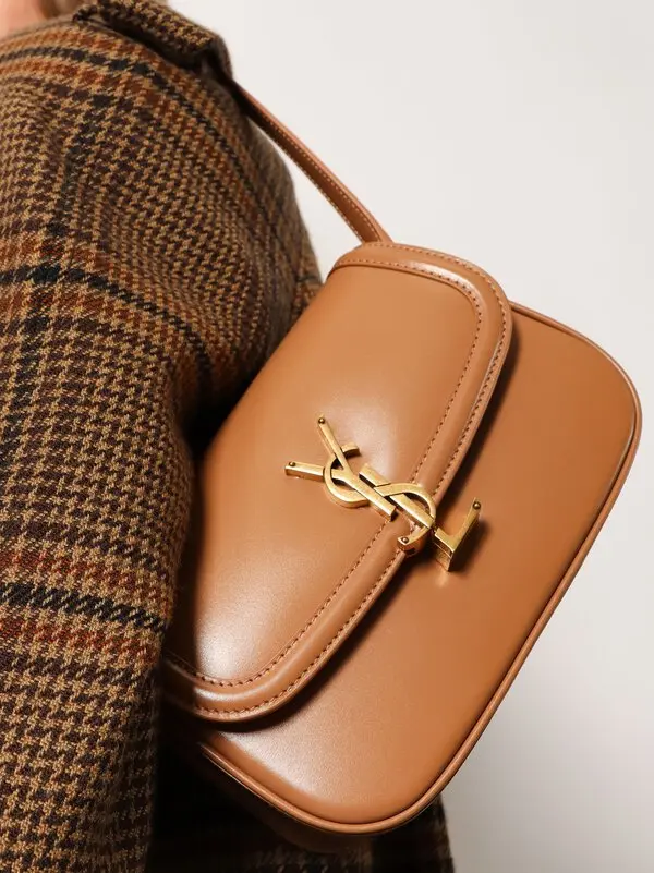 Saint Laurent Solferino Leather Shoulder Bag - Multicolor