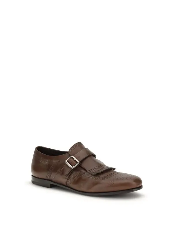 Church's Shanghai Loafers With Houndstooth Wool Inserts
