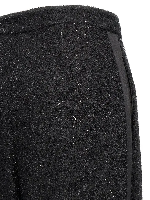 Max Mara Navigli Wide Leg Sequined Pants