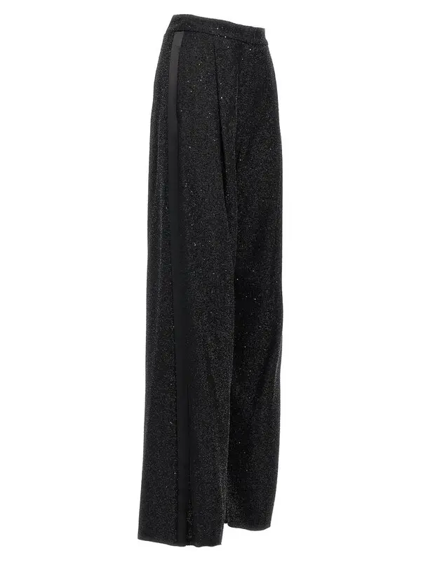 Max Mara Navigli Wide Leg Sequined Pants