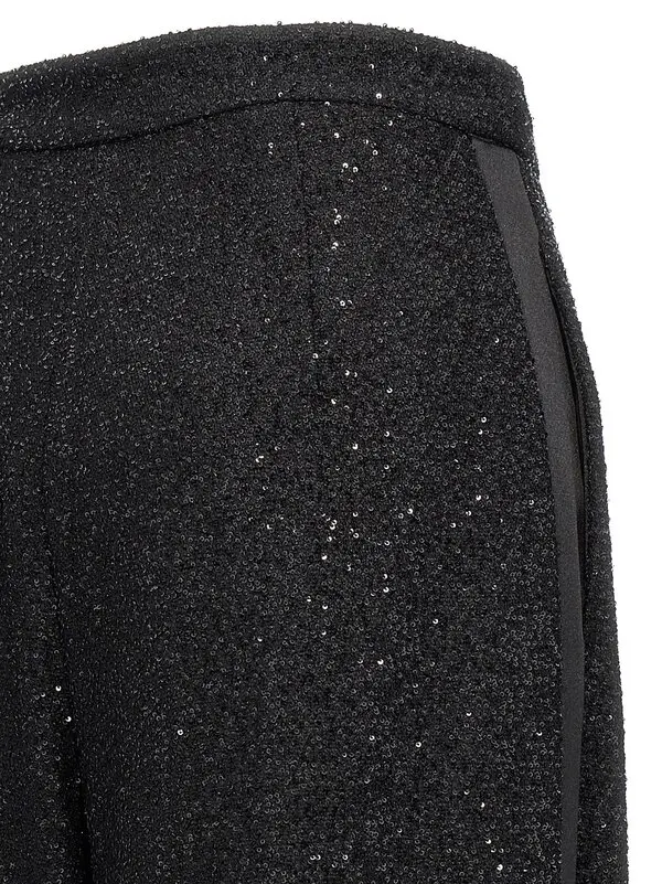 Max Mara Navigli Wide Leg Sequined Pants