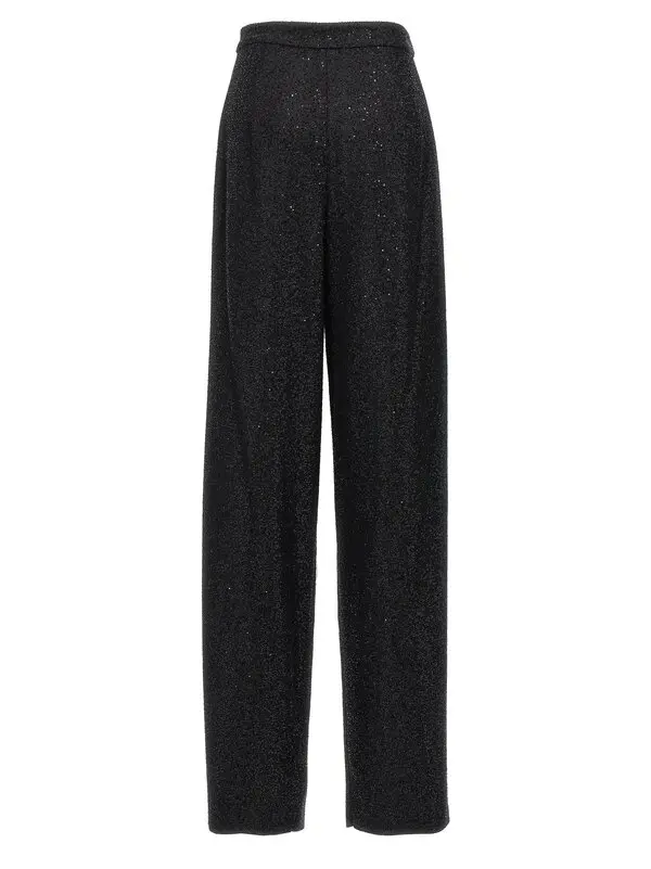 Max Mara Navigli Wide Leg Sequined Pants