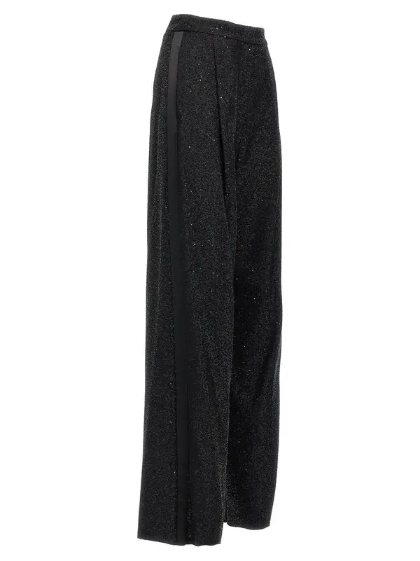 Max Mara Navigli Wide Leg Sequined Pants