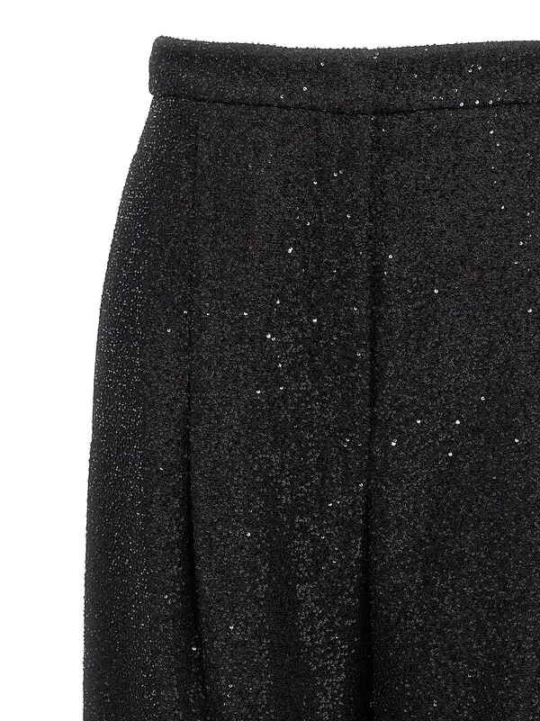 Max Mara Navigli Wide Leg Sequined Pants