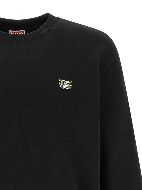 Kenzo Wild Tiger Crewneck Sweatshirt - Black