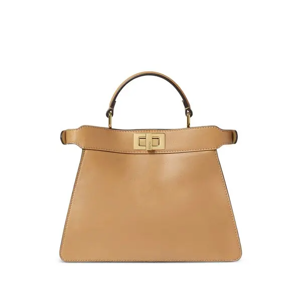 Fendi Calfskin Tote Bag With Fringe Detail