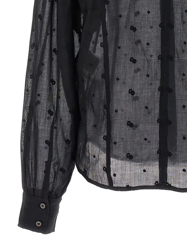 Isabel Marant Étoile Embroidered Cotton Shirt