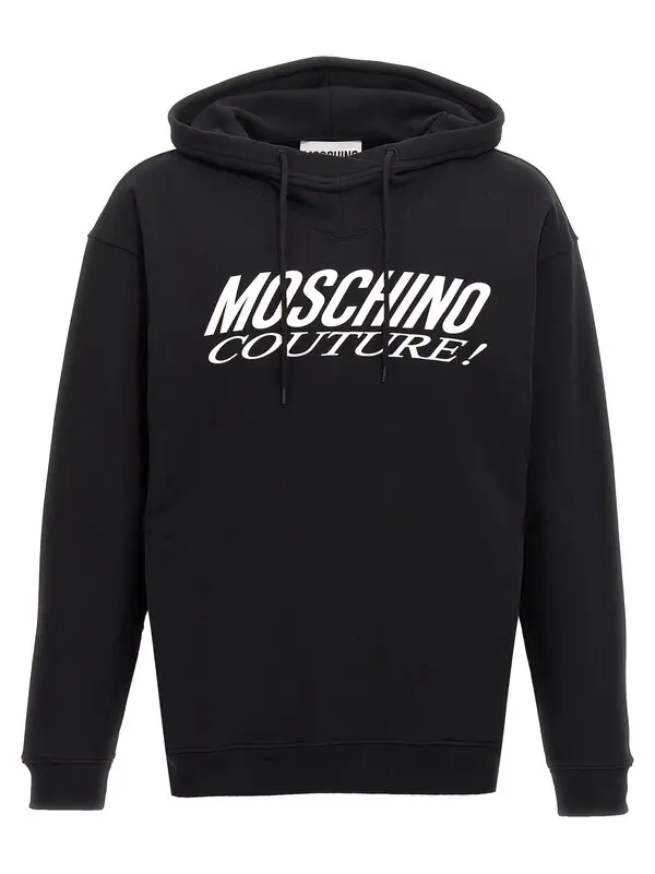 Moschino Print Cotton Hoodie