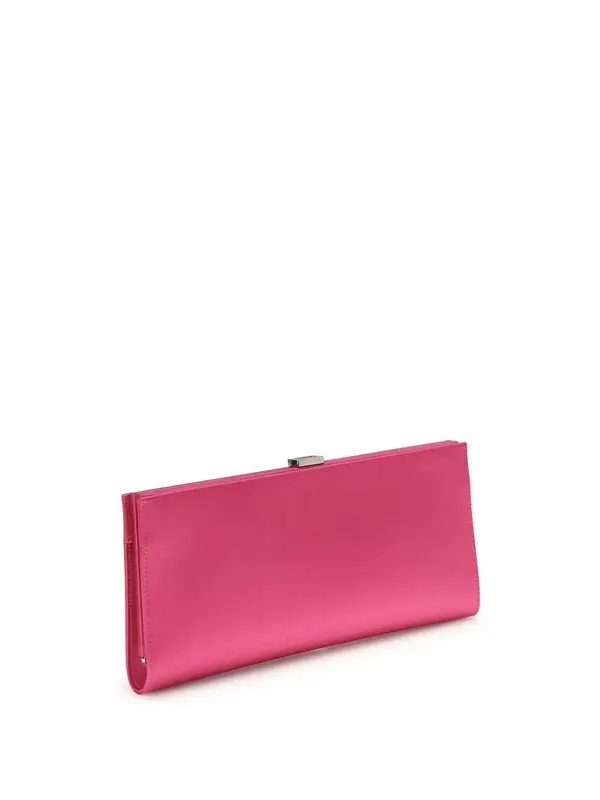ROGER VIVIER Pilgrim Clutch With Embellished Buckle