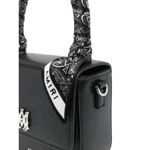 Amiri Leather Vanity Case With Silver-tone Hardware