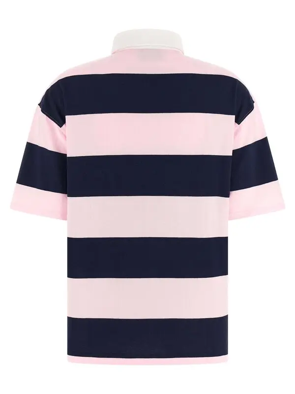 Coperni Striped Organic Cotton Polo Shirt