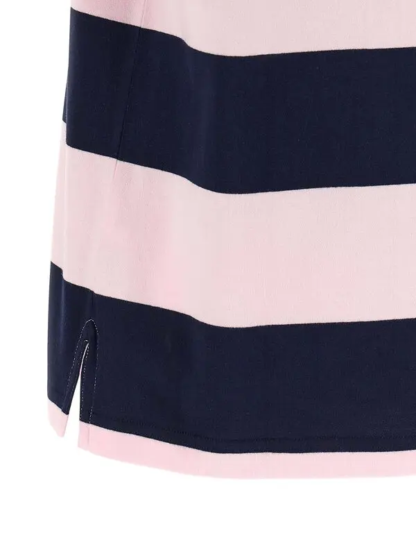 Coperni Striped Organic Cotton Polo Shirt