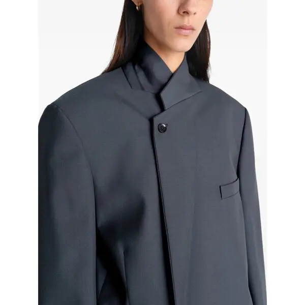 LEMAIRE Double-breasted Wool Blend Blazer