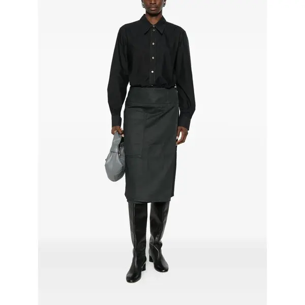 LEMAIRE Pointed Collar Long Sleeve Shirt
