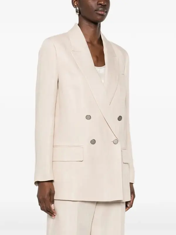 Peserico Pesrrico Double Breasted Viscose Jacket