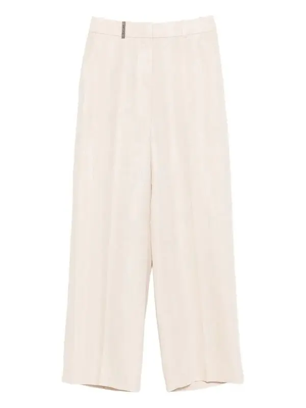 Peserico Wide Leg Trousers - Multicolor