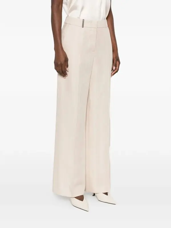 Peserico Wide Leg Trousers - Multicolor