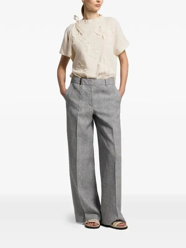 Peserico Embellished Cotton Shirt