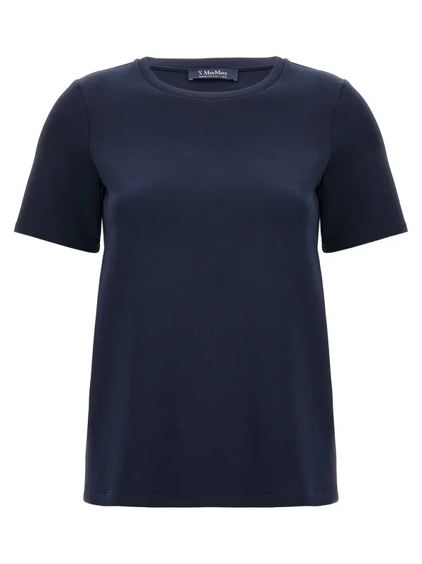 Max Mara Fianco' Crewneck T-shirt - Blue