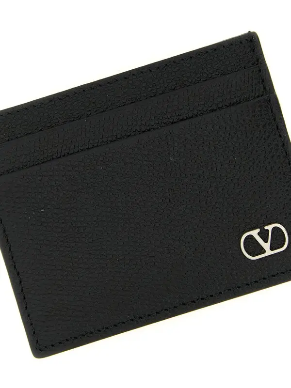 Valentino Garavani Vlogo Signature Cardholder - Black
