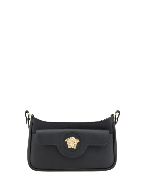 Versace Mini Medusa Shoulder Bag - Black
