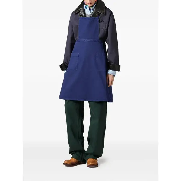 Miu Miu Cotton Patch Pockets Garment-dyed Top