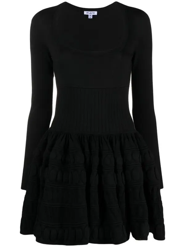 Alaïa 3d Crinoline Dress - Multicolor