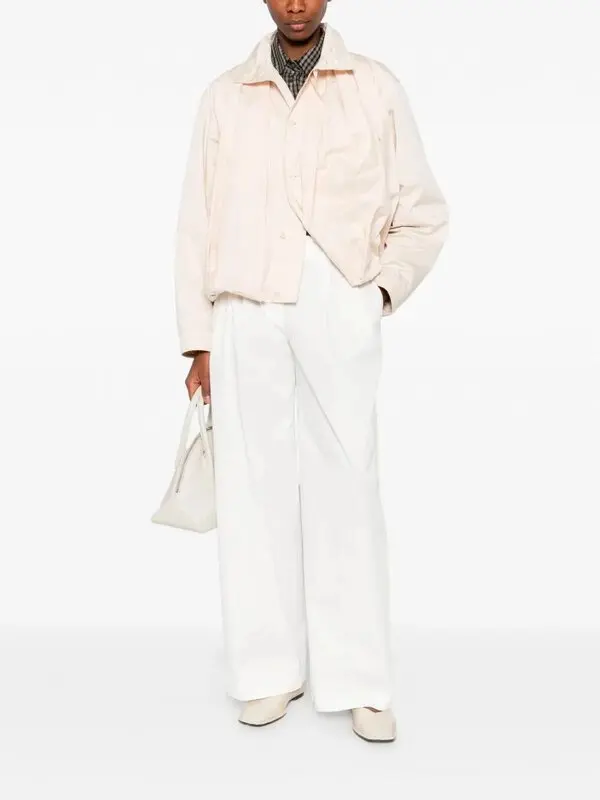 Peserico Cotton Wide Leg Pants - Multicolor