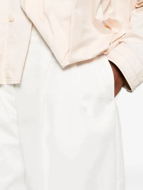 Peserico Cotton Wide Leg Pants - Multicolor