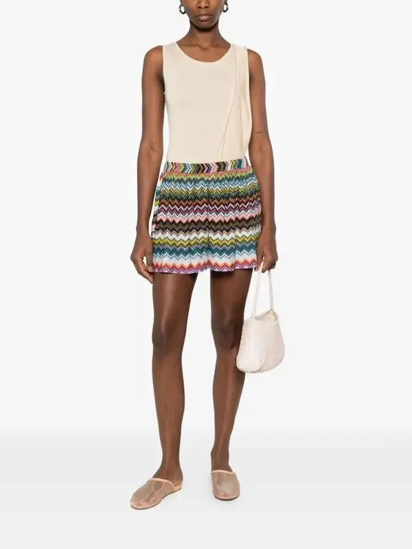 Missoni Zigzag Knit Shorts - Multicolor