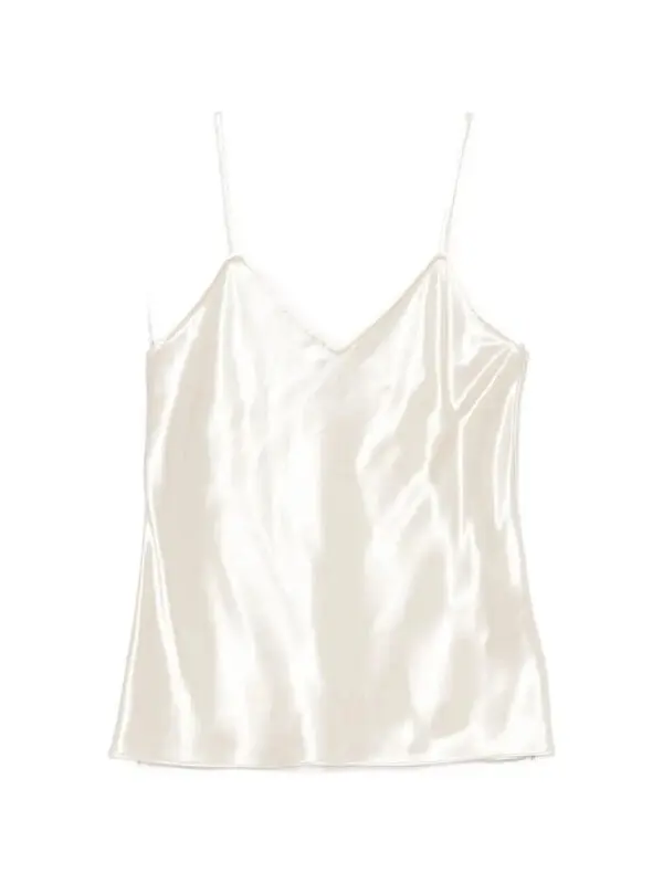 Alberta Ferretti Shiny Satin Top - Multicolor