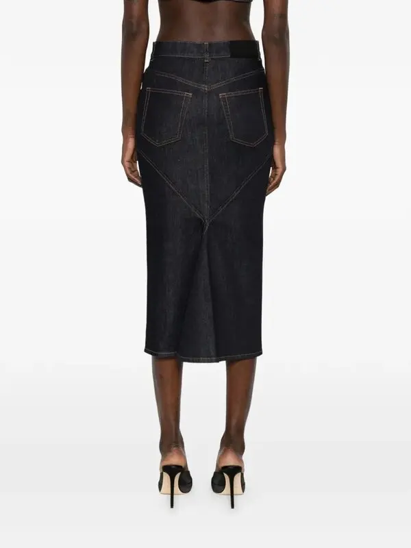 Givenchy Kick Back Denim Skirt