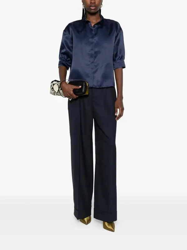 Alberta Ferretti Silk Organza Shirt