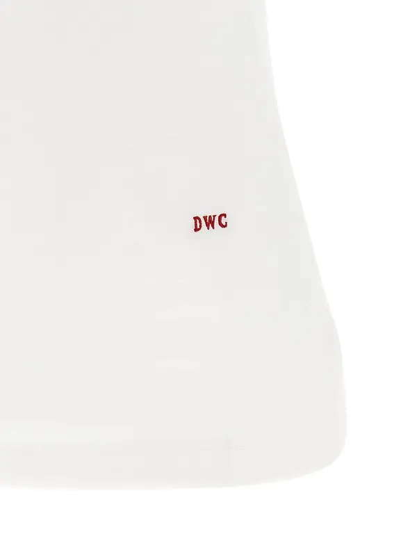 Dsquared2 Cotton Tank Top With Logo Embroidery