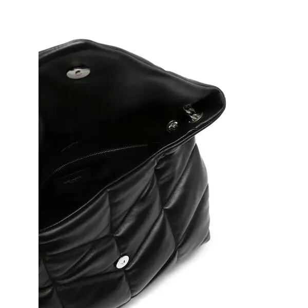Saint Laurent Chevron Quilted Lambskin Shoulder Bag
