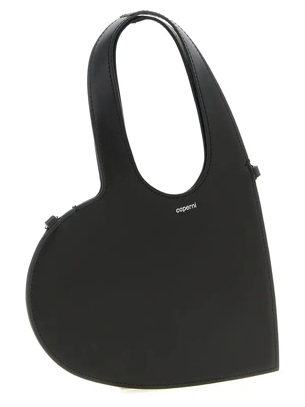 Coperni Mini Heart Handbag - Black