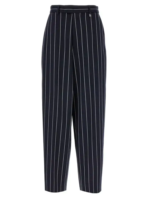 Giuseppe Di Morabito Striped Tailored Trousers - Blue