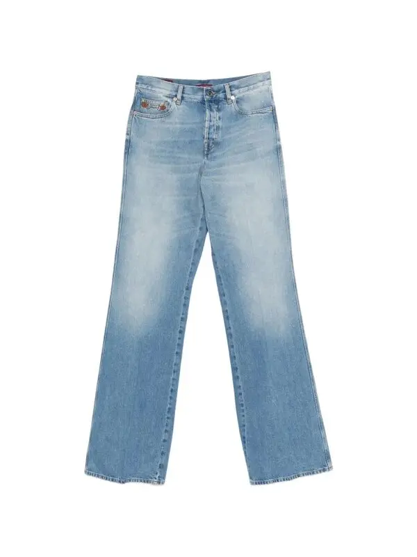 Gucci Mid Rise Flare Jeans - Multicolor