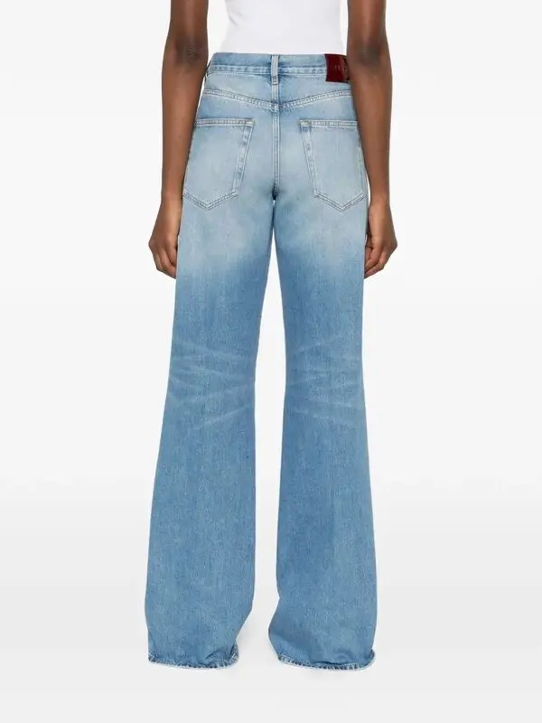 Gucci Mid Rise Flare Jeans - Multicolor