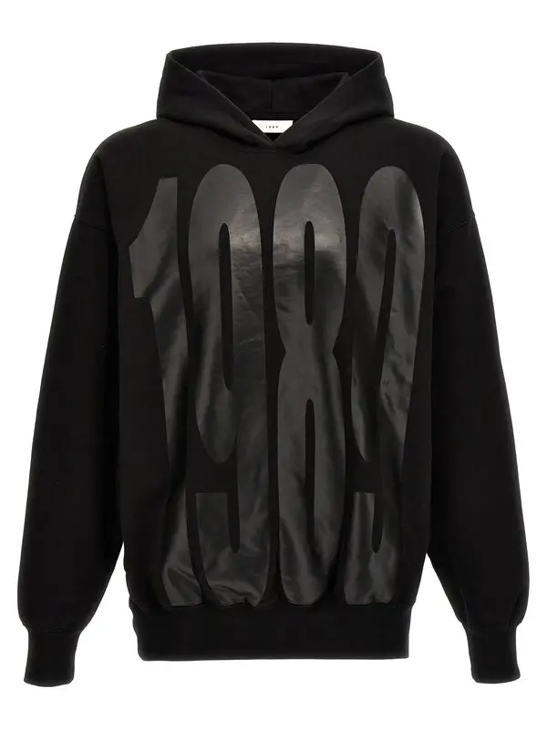 1989 STUDIO Faded Logo" Cotton Hoodie
