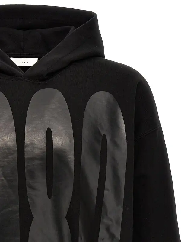 1989 STUDIO Faded Logo" Cotton Hoodie