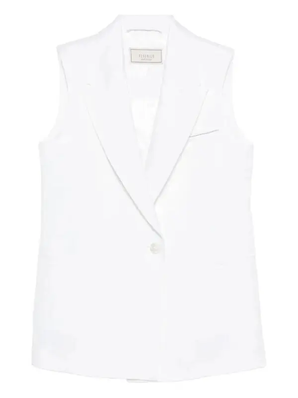 Peserico Viscose Gilet - Multicolor