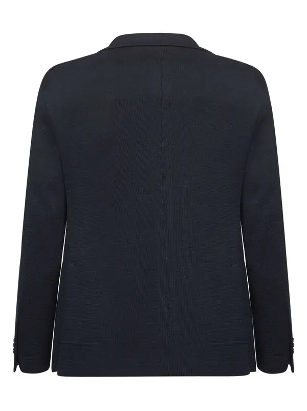 Tagliatore Blue Jersey Montecarlo Single-breasted Blazer