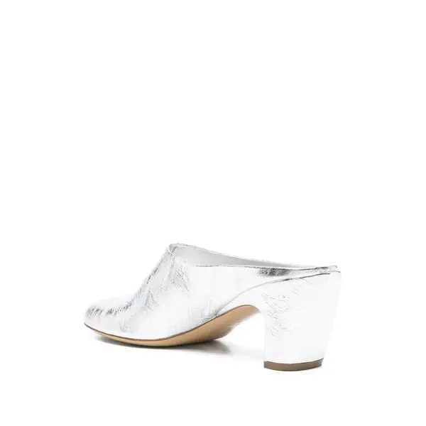 Dries Van Noten Tone Square Toe Slip-on Heeled Mules