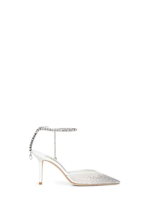 JIMMY CHOO Embellished Crystal Pumps - Multicolor