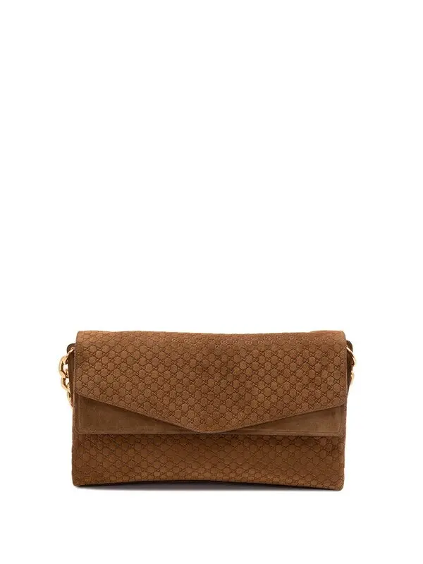 Gucci Gg Monogram Calf Leather Shoulder Bag