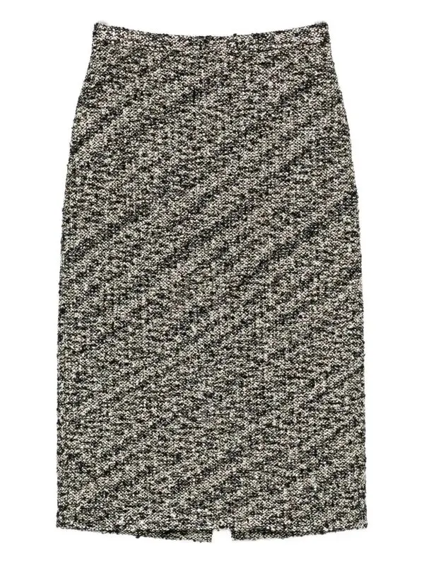 Gucci High-waisted Skirt With Metallic Fiber - Multicolor