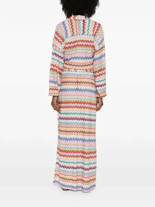 Missoni Viscose Patterned Wide-leg Pants