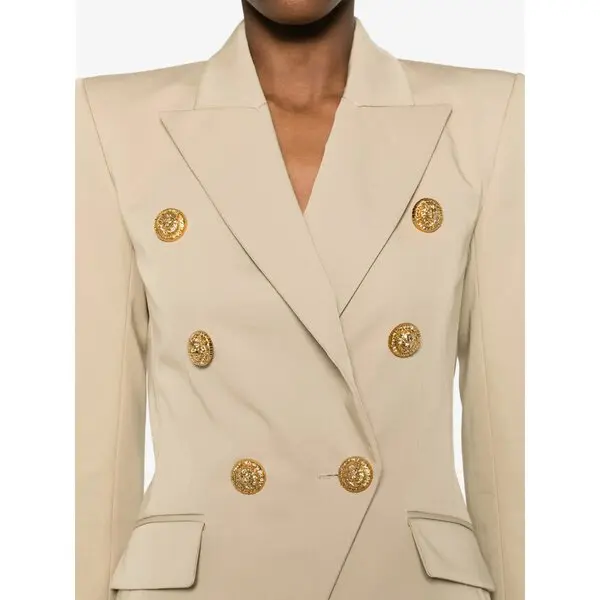 Balmain Double-breasted Peak Lapel Blazer