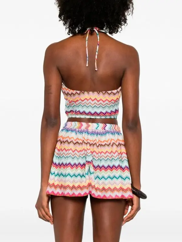Missoni Zigzag Patterned Halter Top